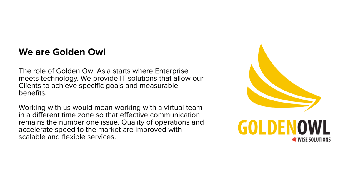 Golden Owl - Ruby on Rails, NodeJS, ReactJS and React Native